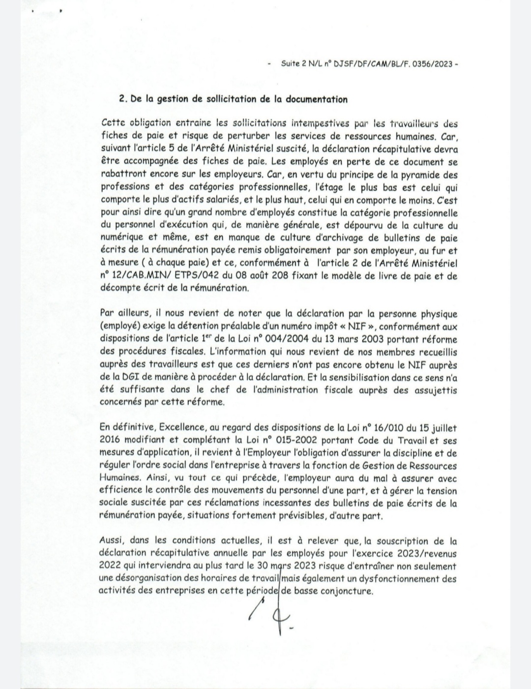 Rdc La Fec Sollicite Un Moratoire Pour La Déclaration Récapitulative